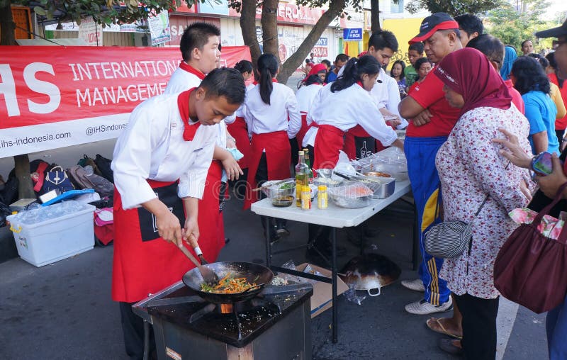 Cooking contest editorial stock image. Image of recreation - 41836094