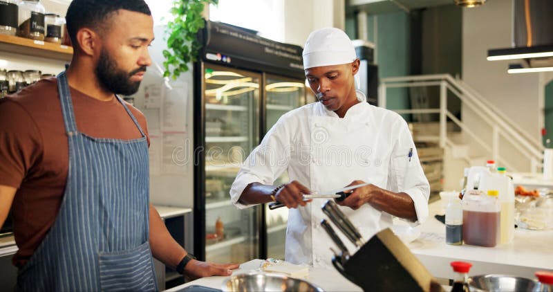 Cooking Course - Senior Male Chef in Cook Uniform Teaches Young People ...