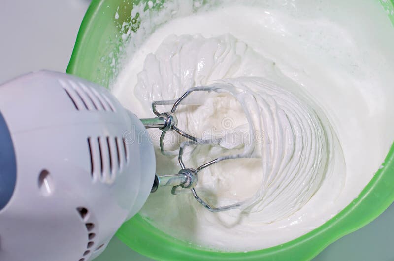 Cooking Cream in the Kitchen Stock Image - Image of white, glass: 113200983