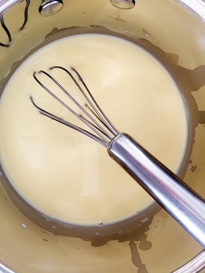 Cooking Cream in the Kitchen Stock Image - Image of white, glass: 113200983