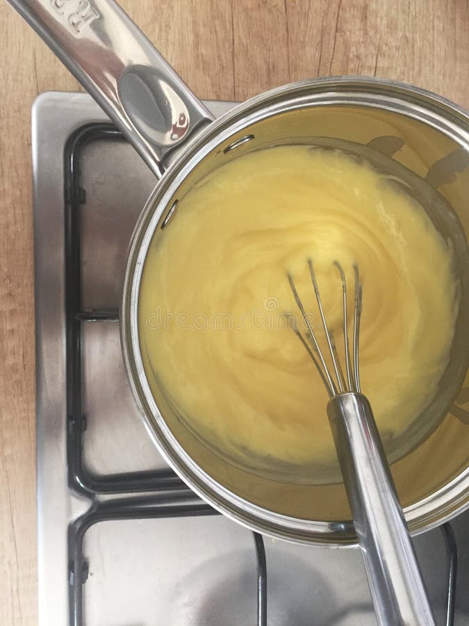 Cooking Cream in the Kitchen Stock Image - Image of beverage, breakfast ...