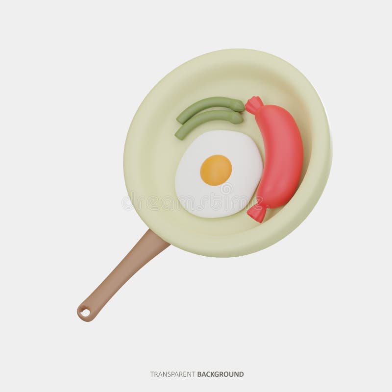 Cooking 3D Icon Illustration Rendering Transparent Background Stock ...