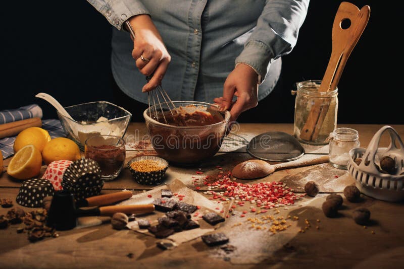 Cooking dessert stock photo. Image of cream, sweet, healthy - 62693992