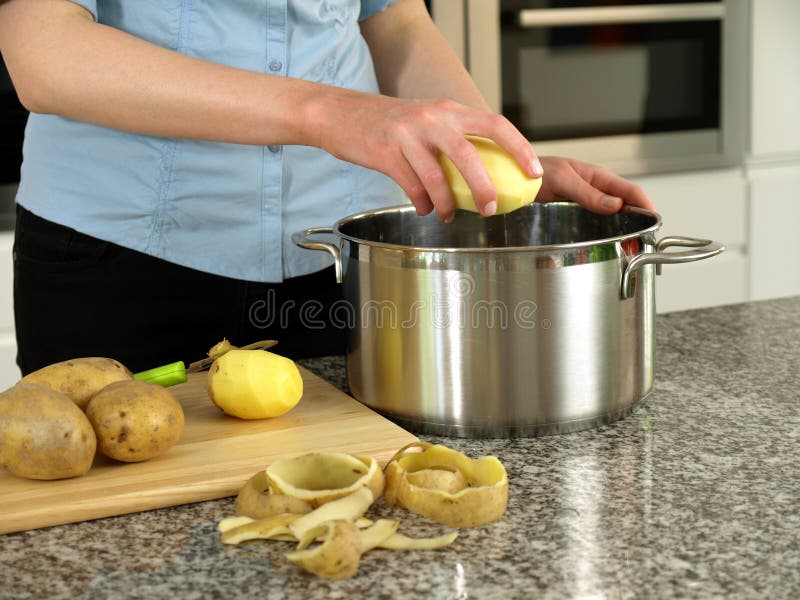 Cooking dinner stock image. Image of tasty, dinner, peel - 24874137