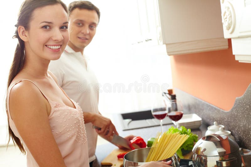 Cooking dinner stock photo. Image of cooking, dinner - 27379440