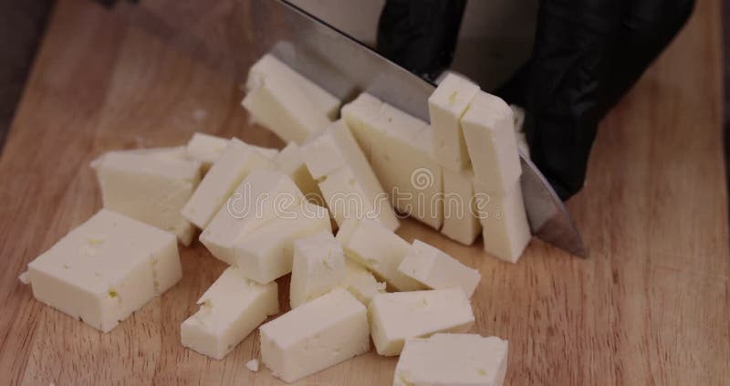 Cooking a Dish of Soft Cream Cheese from Cow S Milk Stock Video - Video ...