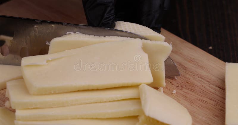 Cooking a Dish of Soft Cream Cheese from Cow S Milk Stock Footage ...