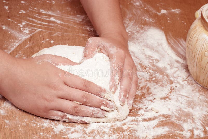 Cooking dough stock photo. Image of bakery, working, heart - 22358486