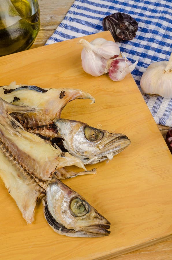 Cooking dried fish stock photo. Image of salted, uncooked - 60743162