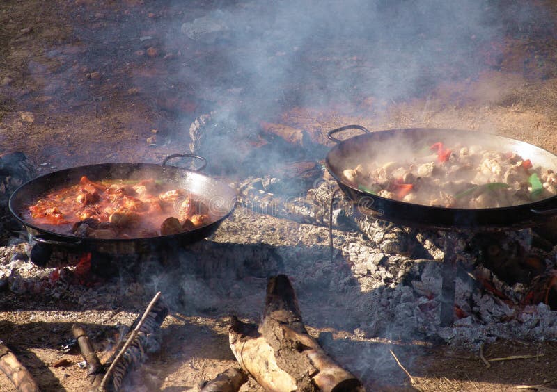 Cooking with Fire stock image. Image of stew, barbeque - 4247397