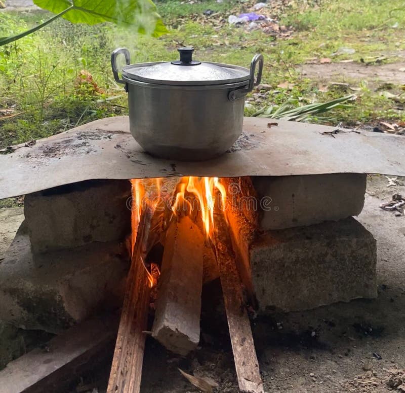 Firewood stock image. Image of cooking, indonesia, traditional - 252733127