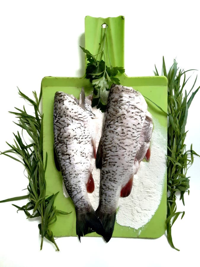 Cooking Fish, Carcasses of Raw Fish Stock Photo - Image of freshness ...