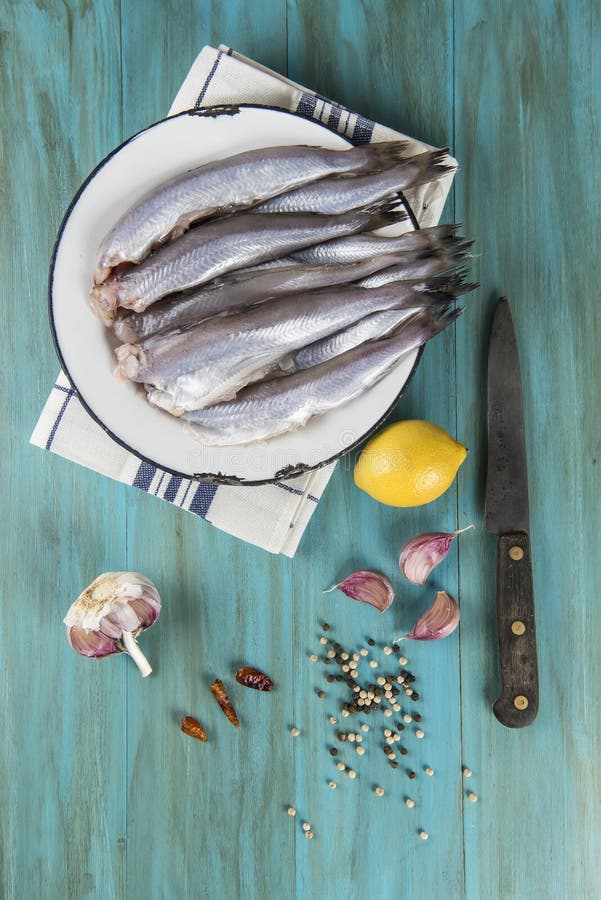 Cooking fish stock photo. Image of animal, table, food - 33438952