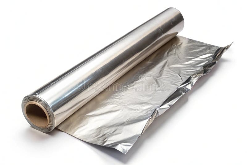 Cooking Foil â€ Metallic Roll for Kitchen Use Stock Illustration ...