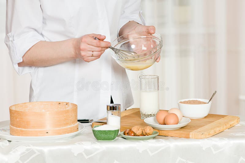 Chef Measuring Salt stock photo. Image of kitchen, culinary - 3320958