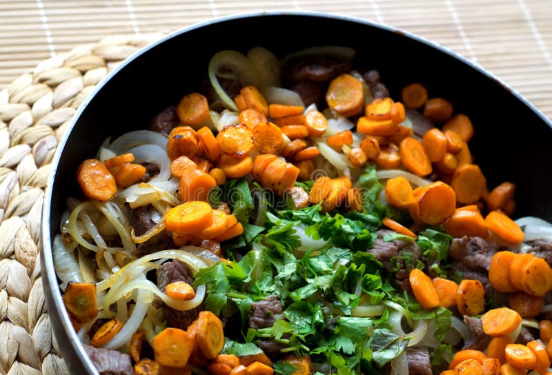 Cooking food stock image. Image of carrot, beef, vegetable - 5577099