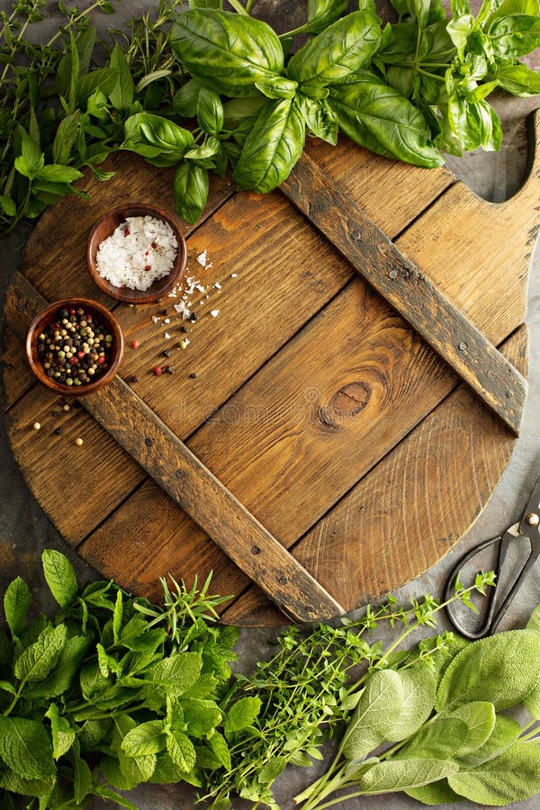Cooking with fresh herbs stock image. Image of herbal - 118746621