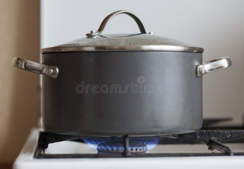 Cooking on Gas stock photo. Image of natural, cooker - 45878584