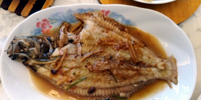 Cooking Half Fish on Soy Bean Sauce Stock Image - Image of bean, fish ...