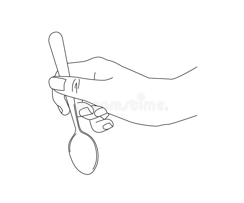 Hand Person Spoon Stock Illustrations – 826 Hand Person Spoon Stock ...