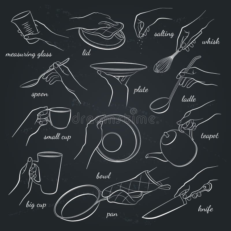 Kitchen items for baking stock vector. Illustration of cook - 59123055