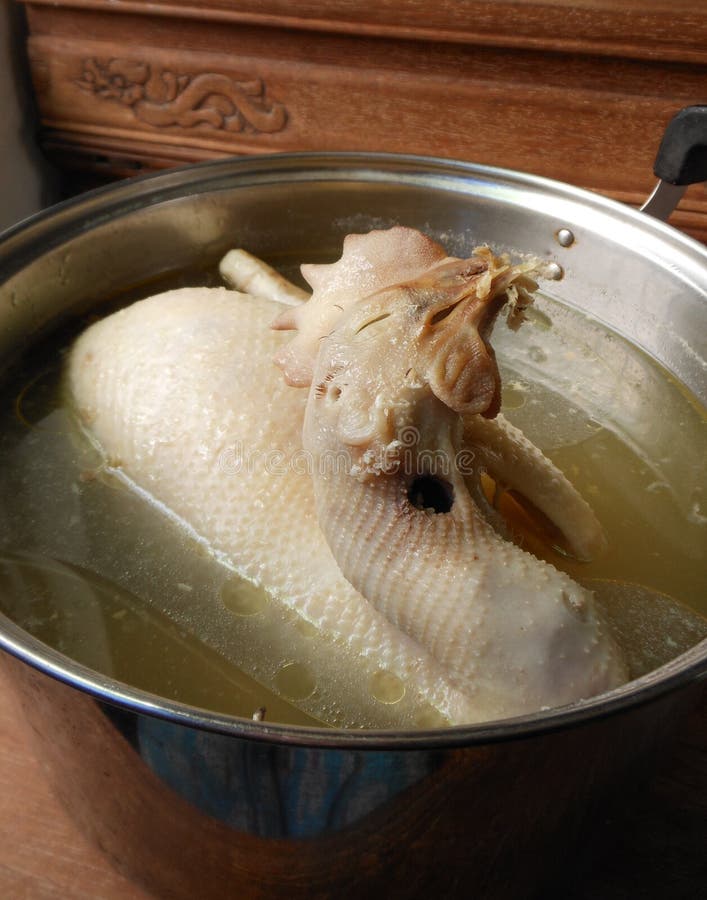 Cooking hen soup stock photo. Image of oven, layer, cantonese - 76165806