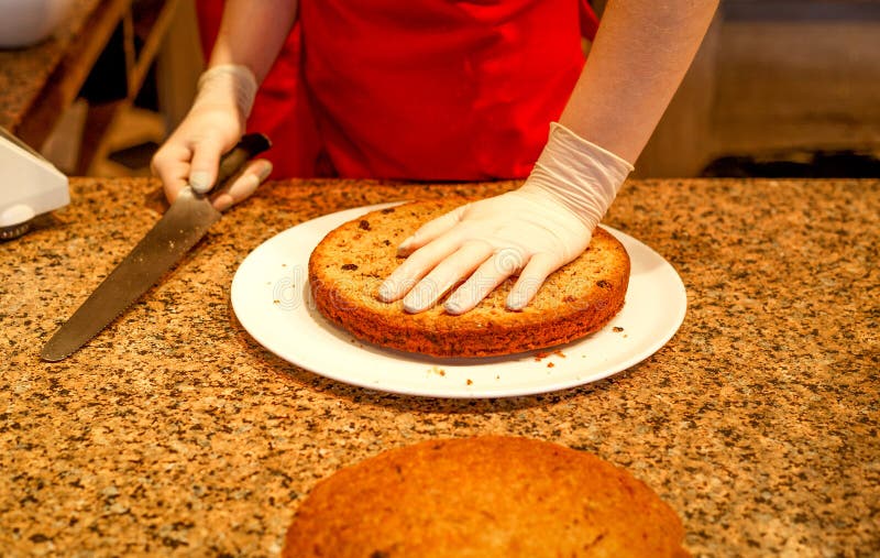 Cooking Homemade Sponge Cake Stock Image - Image of preparation ...