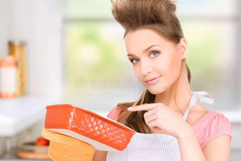 Cooking housewife stock image. Image of housekeeper, cook - 38323047