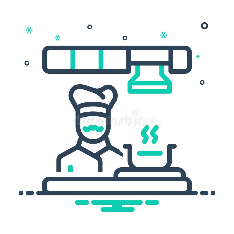 Mix Icon for Cooking, Chef and Cook Stock Vector - Illustration of ...