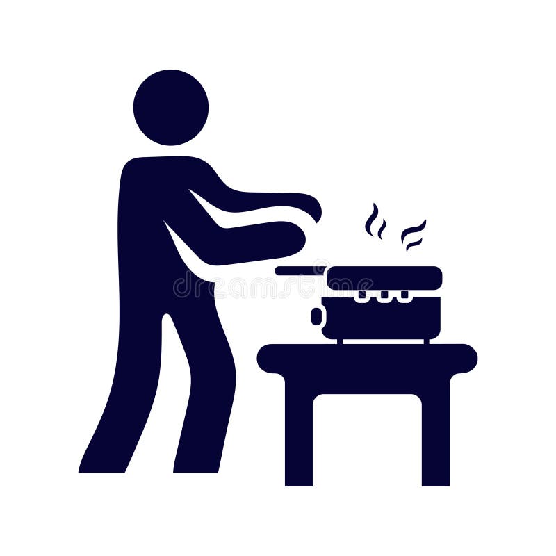 Cooking icon vector stock vector. Illustration of design - 257332219