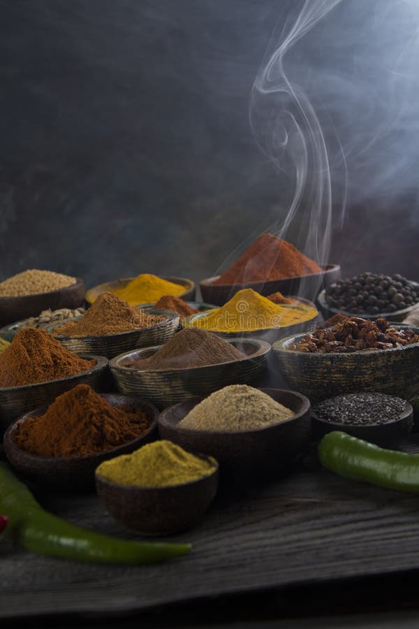 Cooking Ingredient,spice and Smoke Stock Photo - Image of indian ...