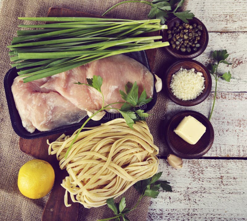 Cooking Ingredients stock image. Image of chives, garlic - 55677595