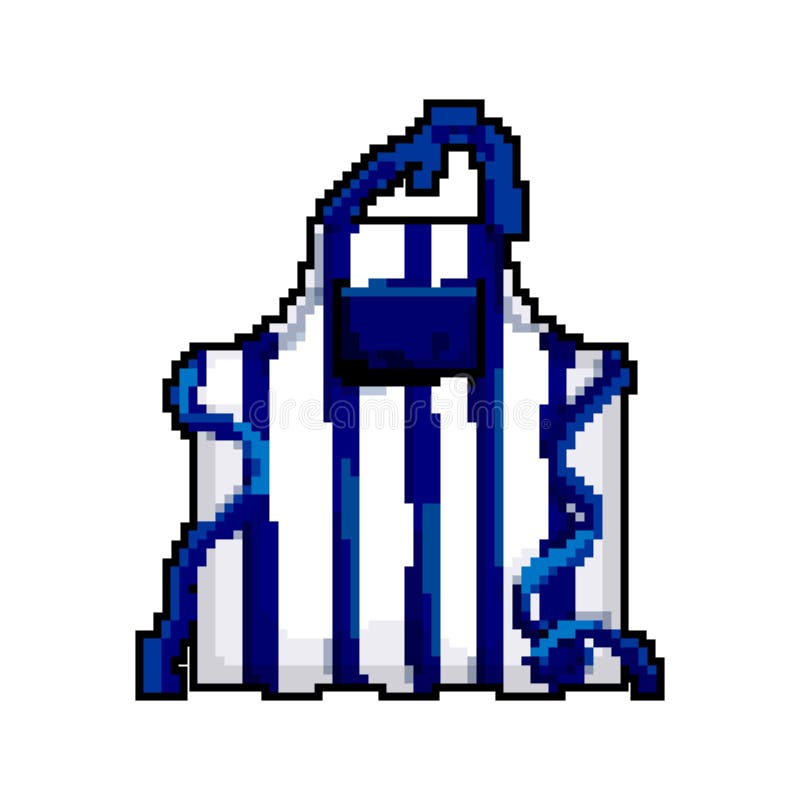 Cooking Kitchen Apron Game Pixel Art Vector Illustration Stock Vector ...