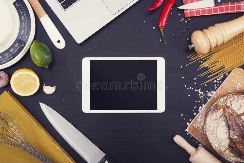 Cooking Kitchen Hero Header Stock Image - Image of flour, cook: 56705547