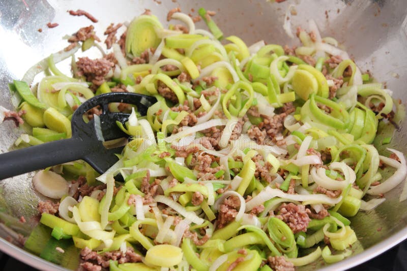 Cooking leek stock image. Image of dinner, meal, food - 37464755
