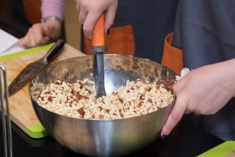 Cooking lessons from chef stock photo. Image of healthy - 82706696