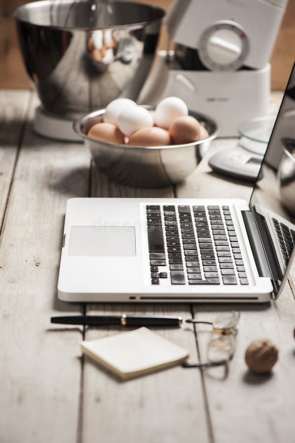 Cooking on line stock image. Image of measuring, implement - 64241137