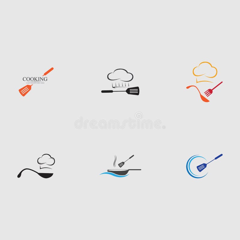 Cooking Logo Symbol Illustration Design Template Stock Vector ...