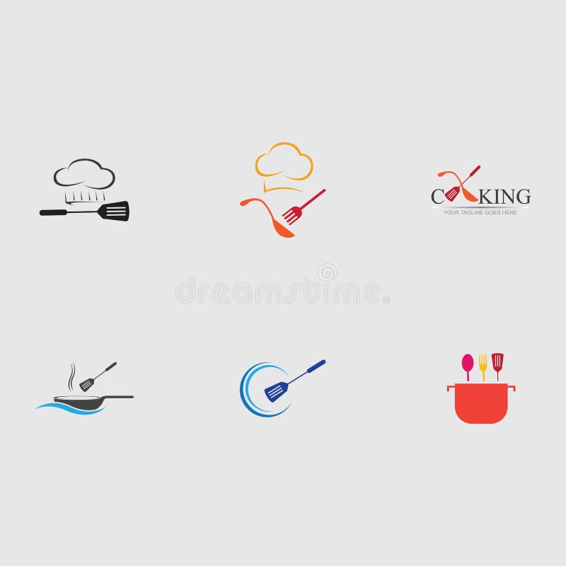 Cooking Logo Symbol Illustration Design Template Stock Vector ...