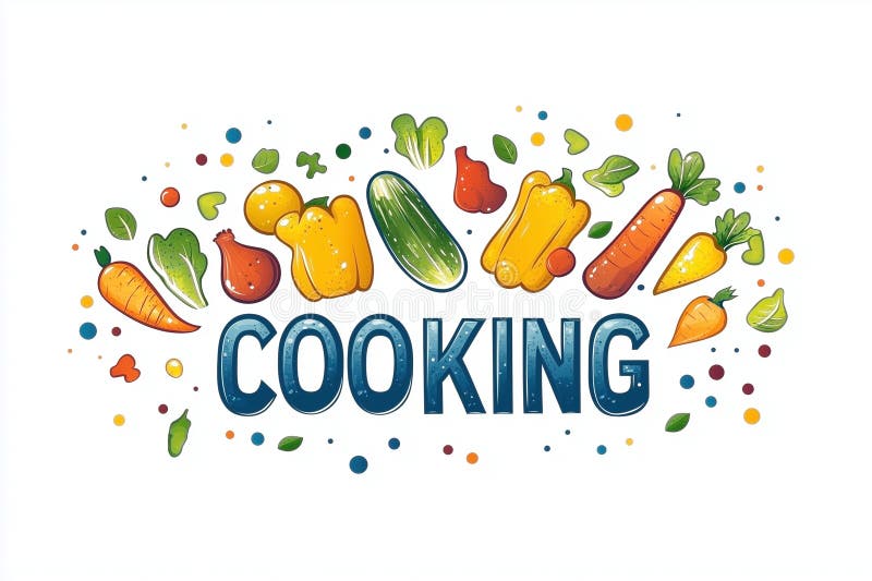 Cooking Logo in Vector Illustration Style Ai Illustration Stock ...