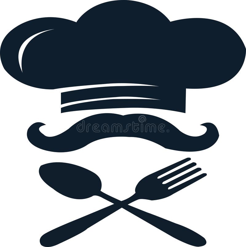 Cooking Master Illustration Logo Stock Illustration - Illustration of clothing, logo: 345686074