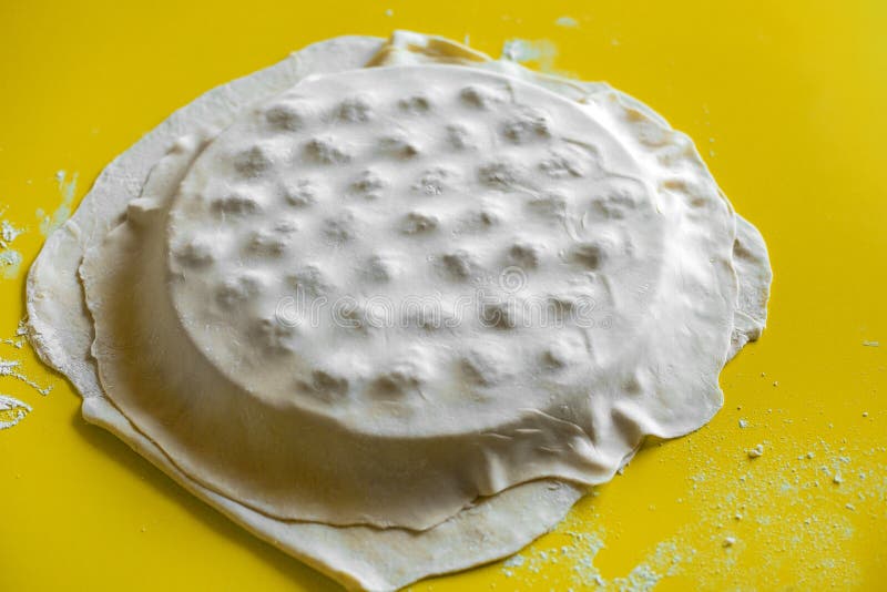 Cooking Meat Dumplings, Food Texture. Stock Photo - Image of form ...
