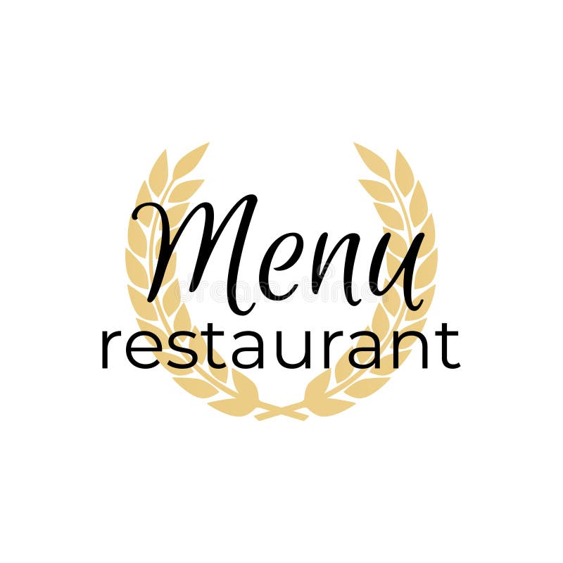 Cooking Menu Logo. Logo Menu Restaurant or Cafe. Dinner Icon Vector ...