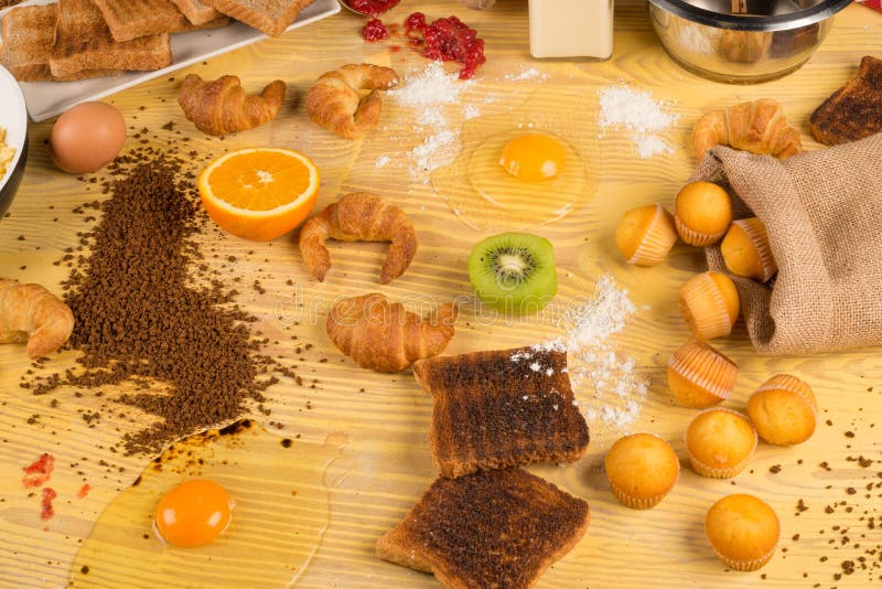 Cooking mess stock photo. Image of ingredients, spotty - 37951060