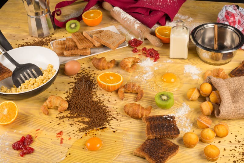 Cooking mess stock photo. Image of fruit, prepare, food - 38400166