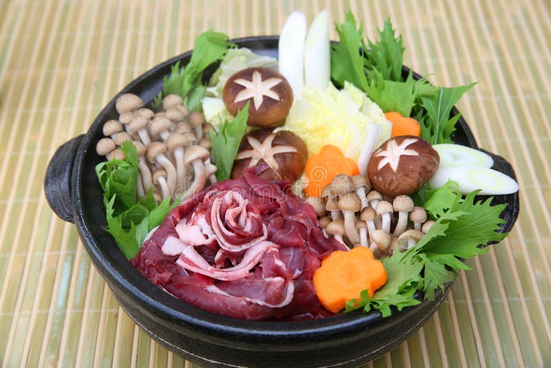 Wild Boar Meat Dish Served in a Pot Stock Photo - Image of cuisine ...