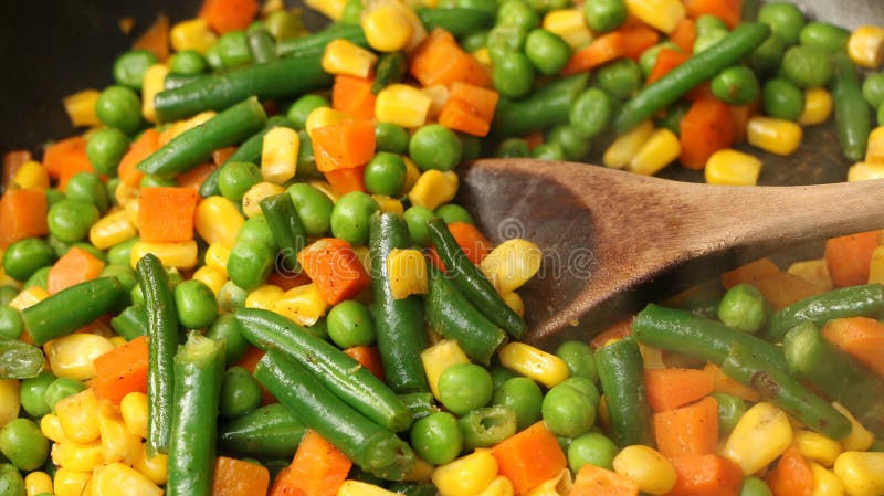 Cooking Mixed Vegetables stock image. Image of vegetables - 60742453