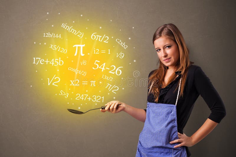 Cooking numbers in wok stock photo. Image of education - 143448784