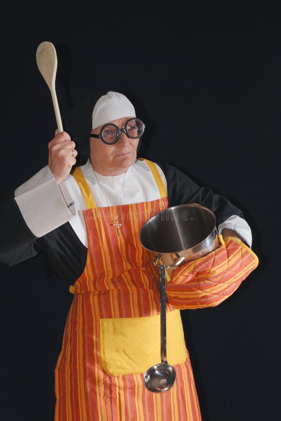 Cooking nun stock photo. Image of devout, religion, sight - 2924800