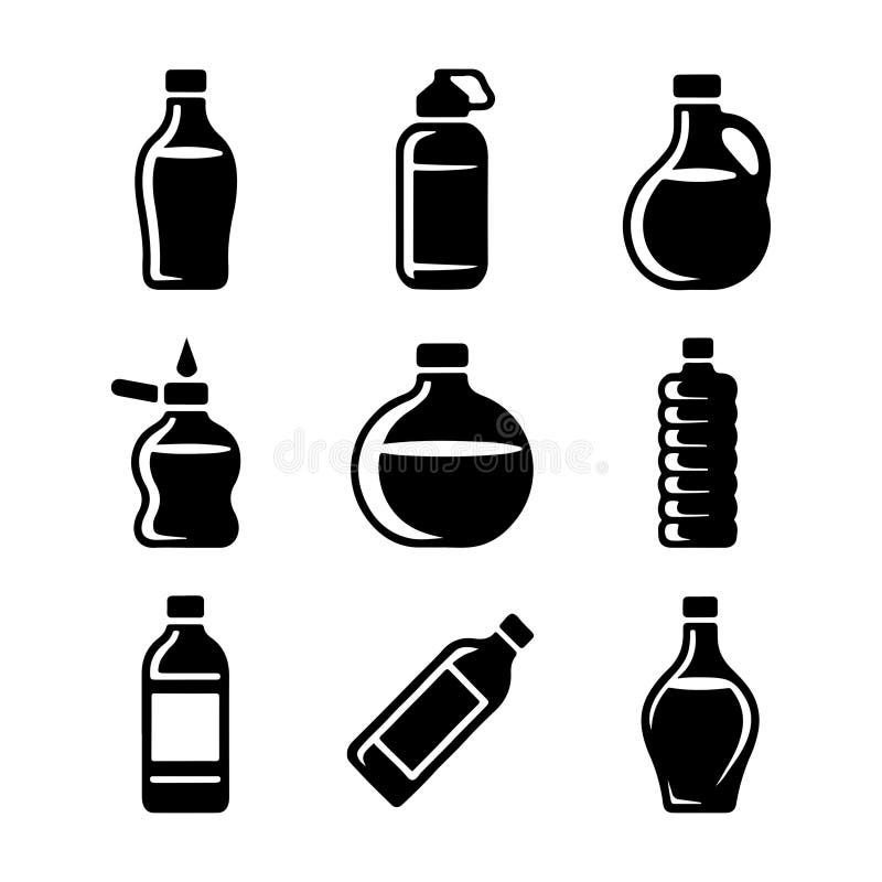 Cooking Oil Bottle Outline Stock Illustrations – 2,945 Cooking Oil ...